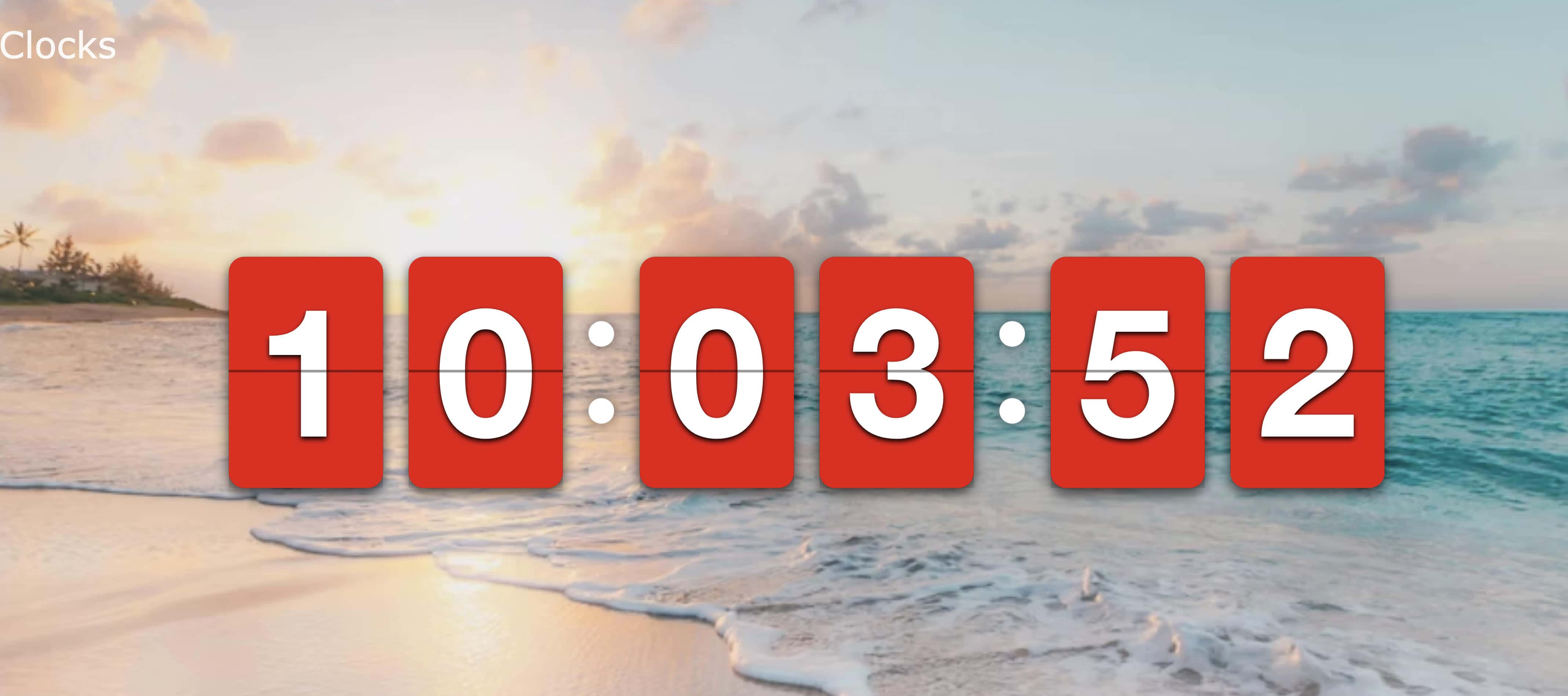 Flip Clock Online - Digital Flip Clock with Seconds, Full Screen Timer & Countdown